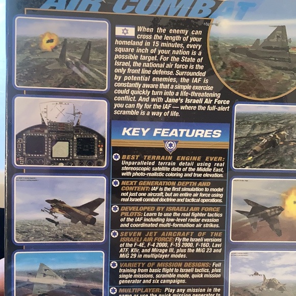 janes | Other | Rare Sealed Janes Iaf Israeli Air Force Pc Game | Poshmark
